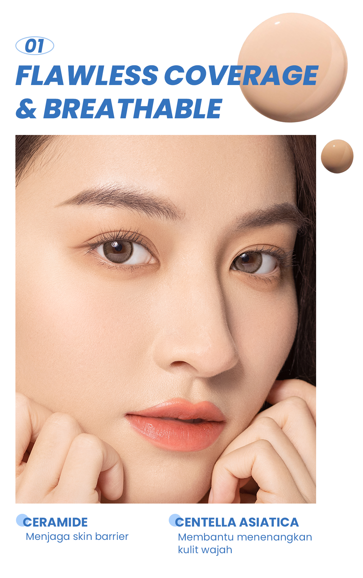 Jual YOU Cloud Touch Dreamy-fit Lasting Mesh Cushion Cushion Foundation ...