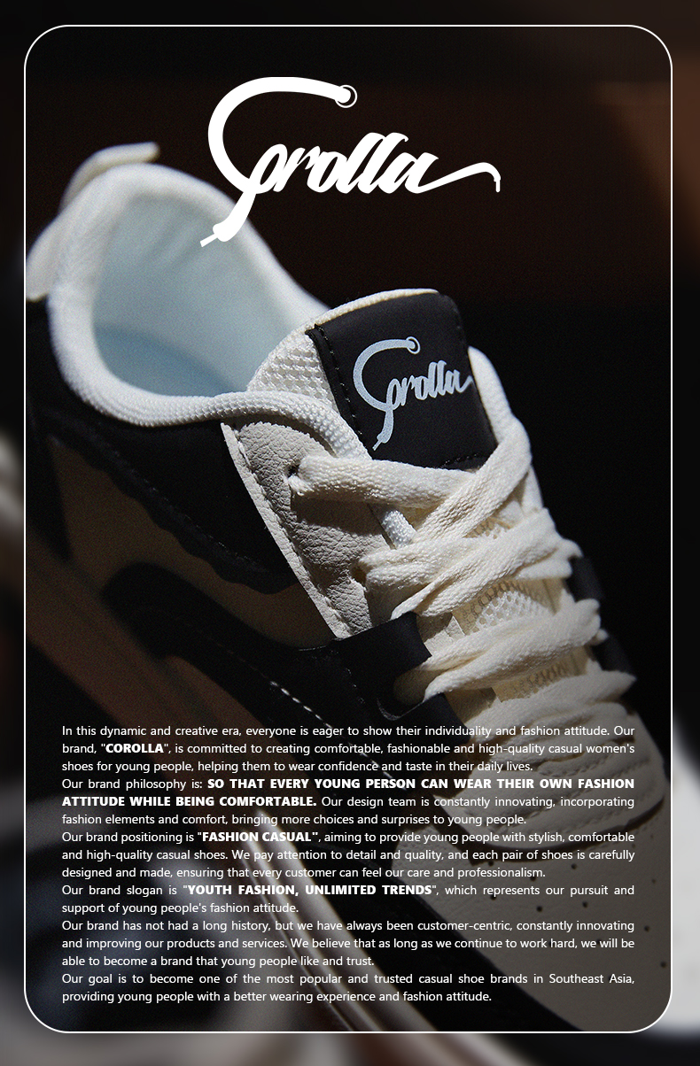 Jual COROLLA Noah Sepatu Kets Wanita Klasik Fashion Korea Sneakers ...