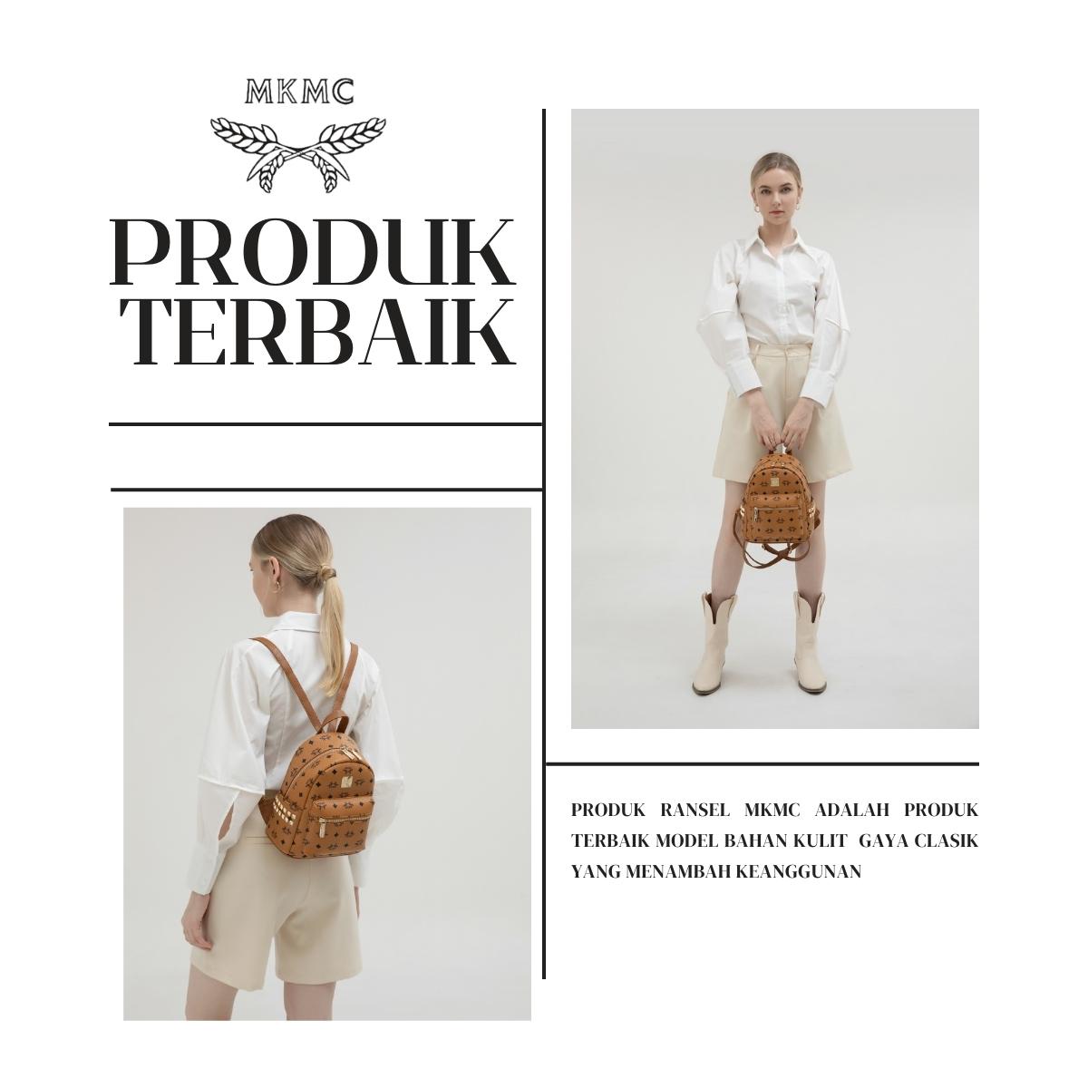 Jual MKMC Tas Ransel Wanita Import Branded Tampil Stylish Tas Gendong ...