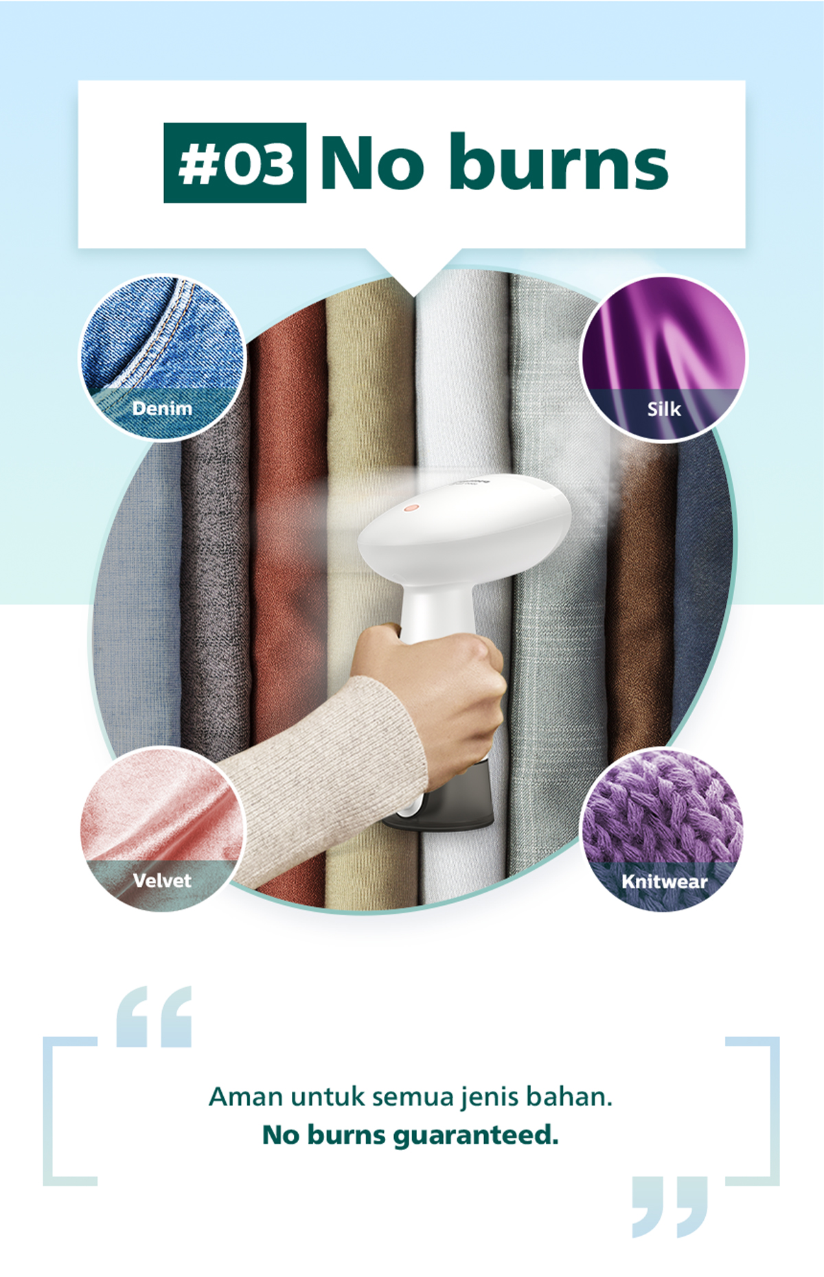 Jual Philips Handheld Steamer STH1010 Putih - Setrika Uap Philips ...