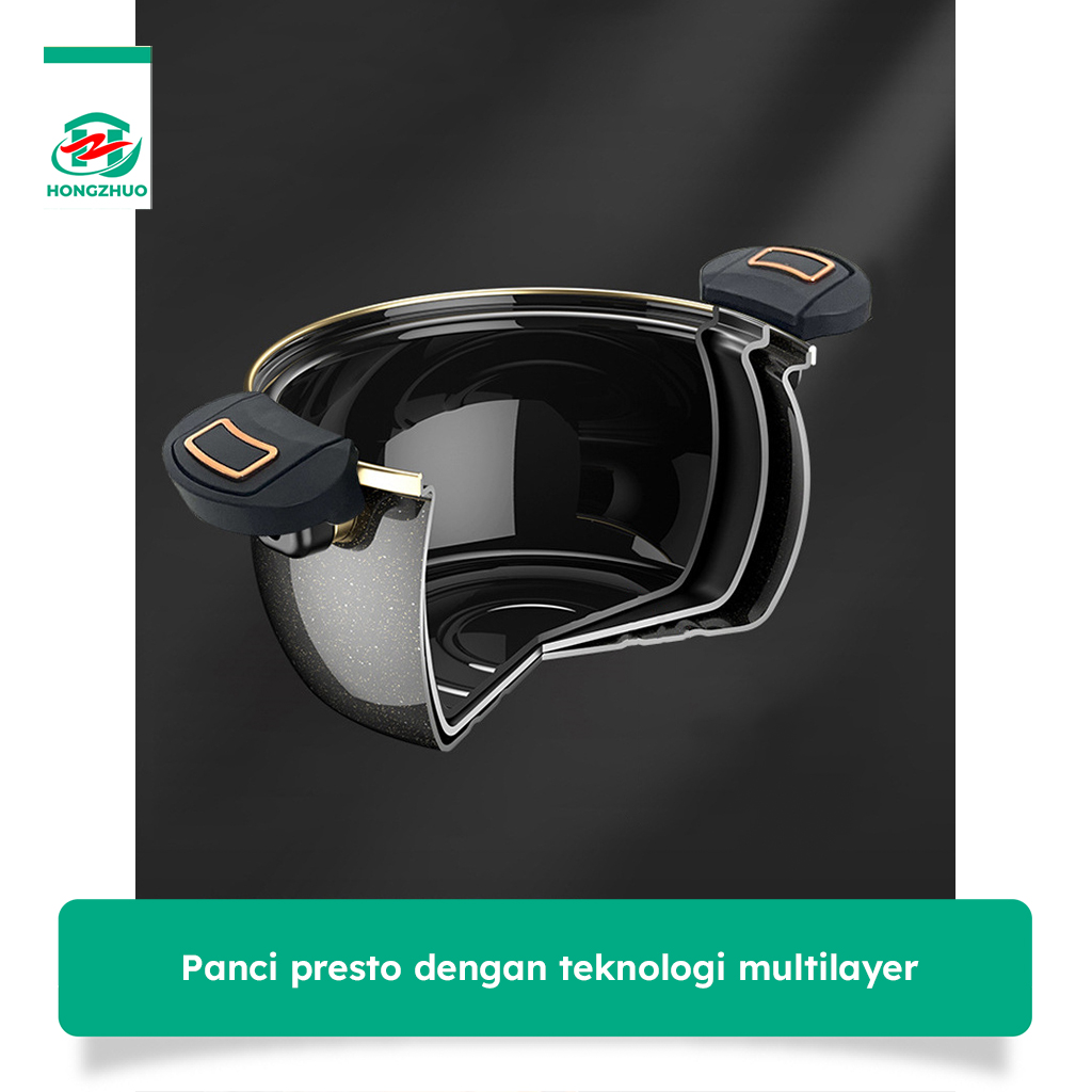 Jual Hongzhuo Panci Presto Teflon 8L Anti Lengket High Quality Coating ...