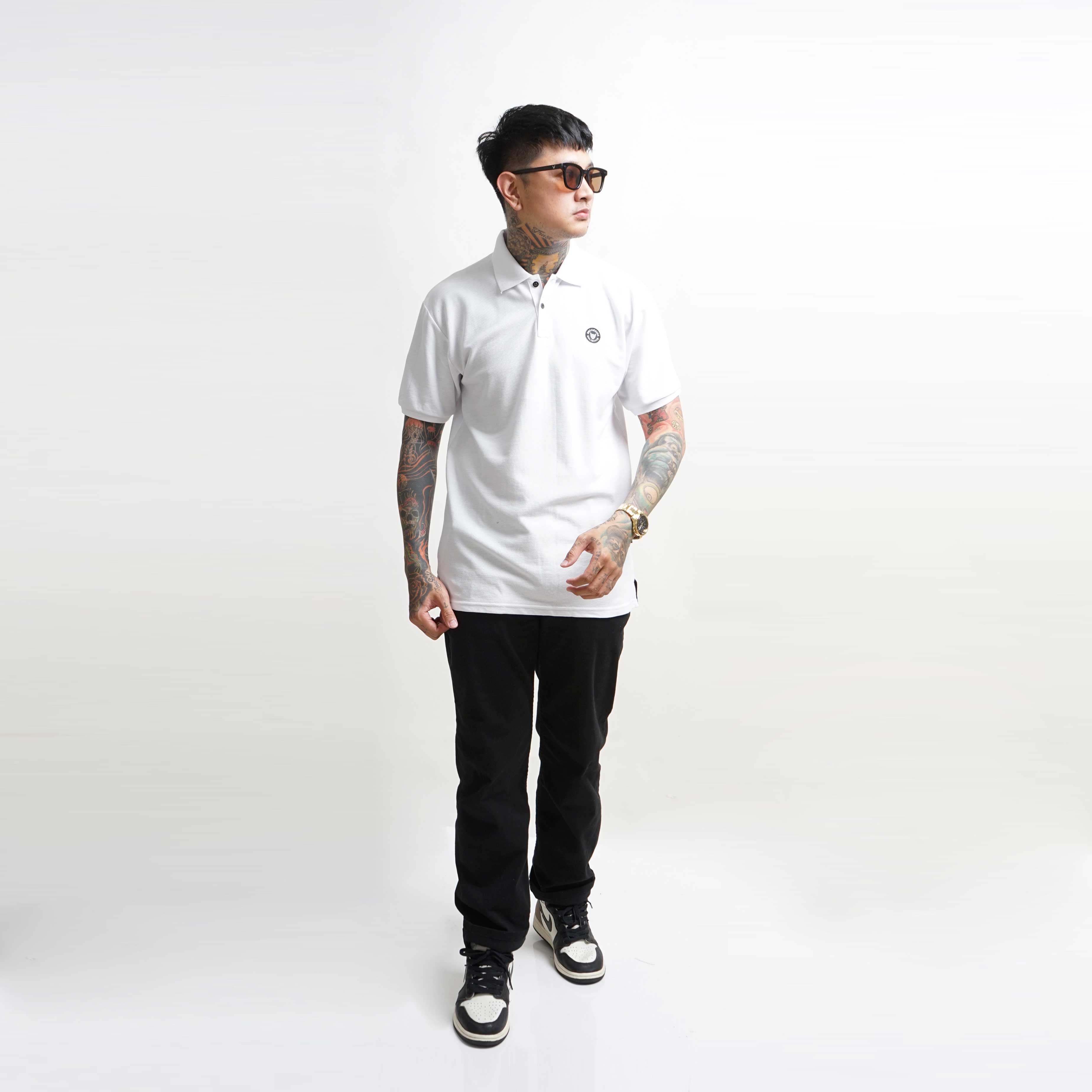 Jual Breakside Polo Shirt Chawki - White Polo Shirt Pria | Shopee Indonesia