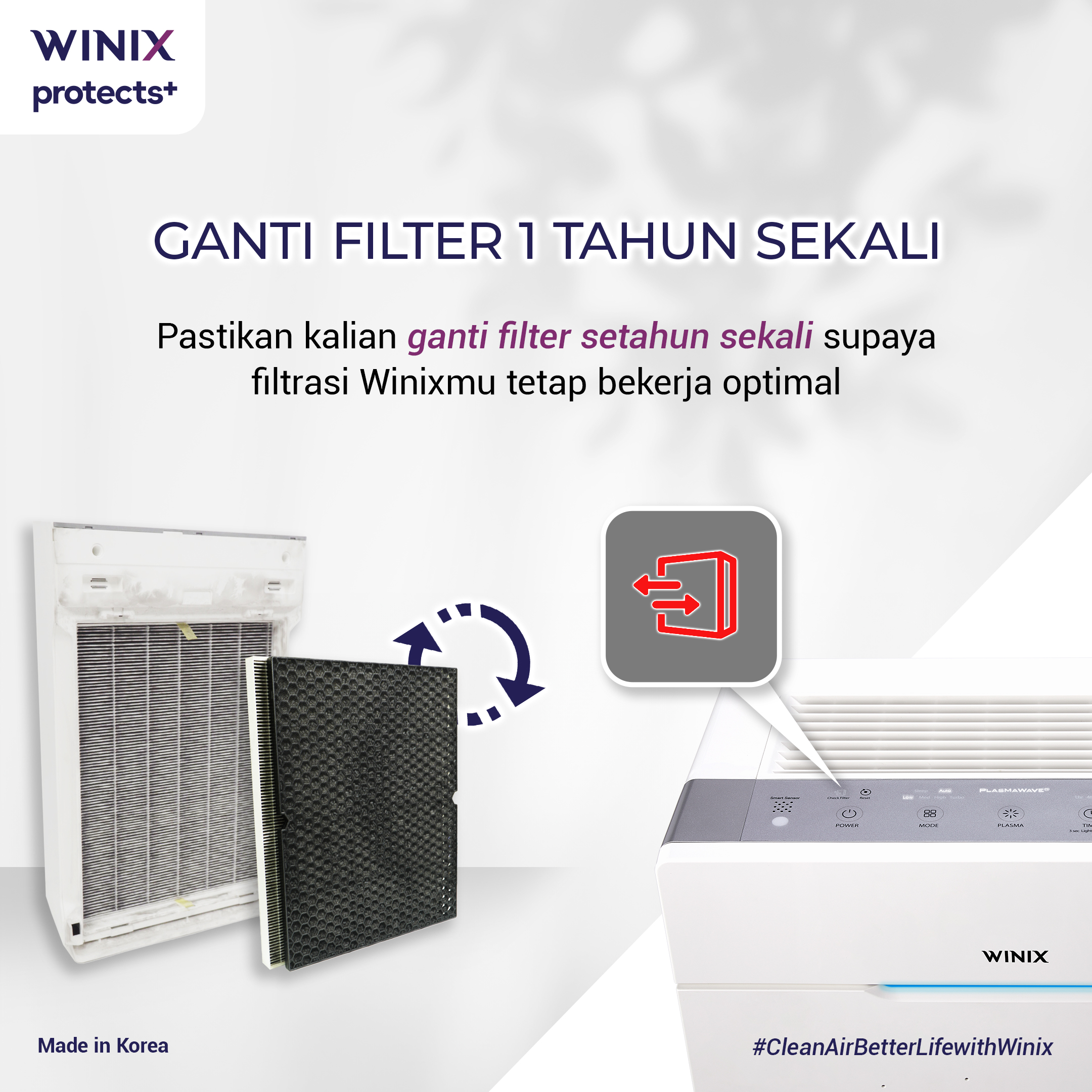Jual WINIX Filter O - Filter Pembersih Udara / Air Purifier | Shopee ...