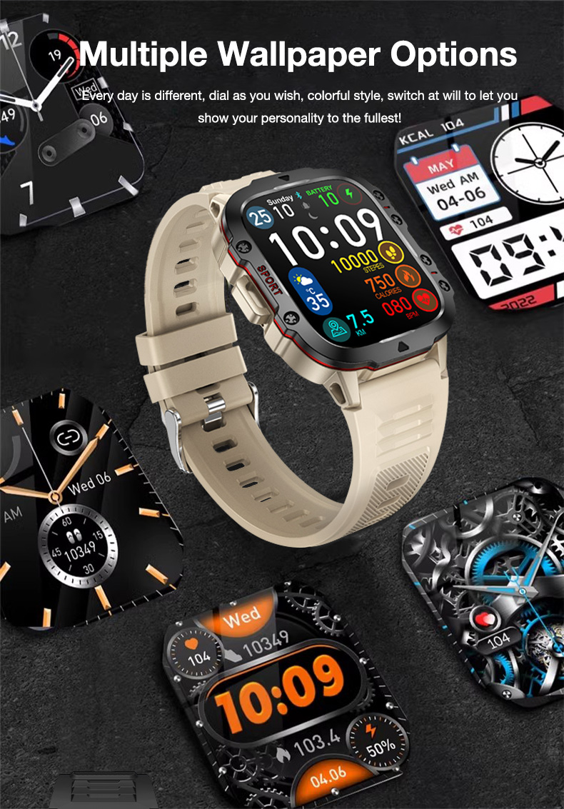 Jual Aolon Tetra S3 Jam Smart Watch 3ATM Waterproof Have Compass 100 ...