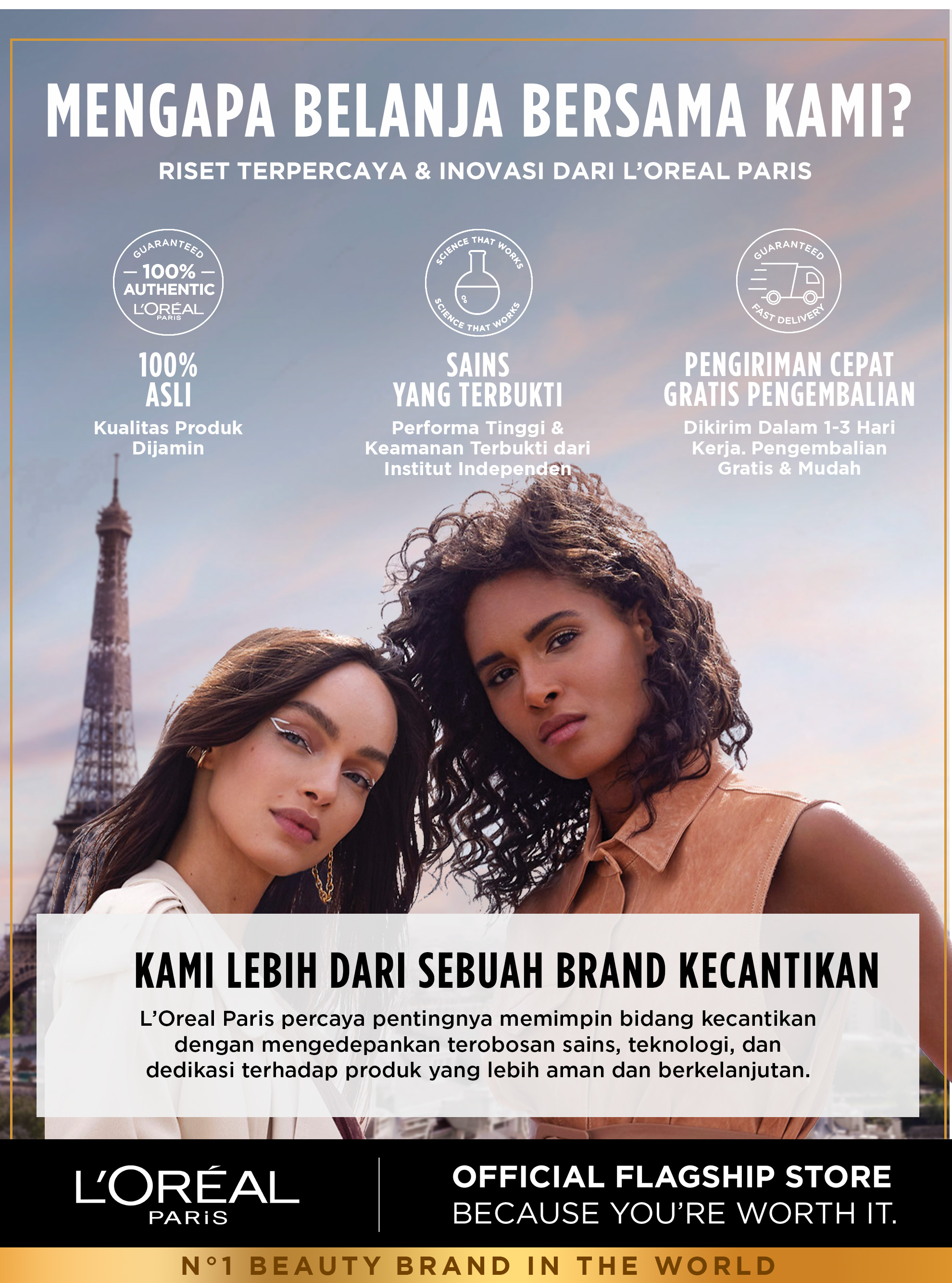 Jual L'oreal Paris Revitalift Hyaluronic Acid 8h Oil Control Gel-Cream - Kulit Terasa Kenyal ...