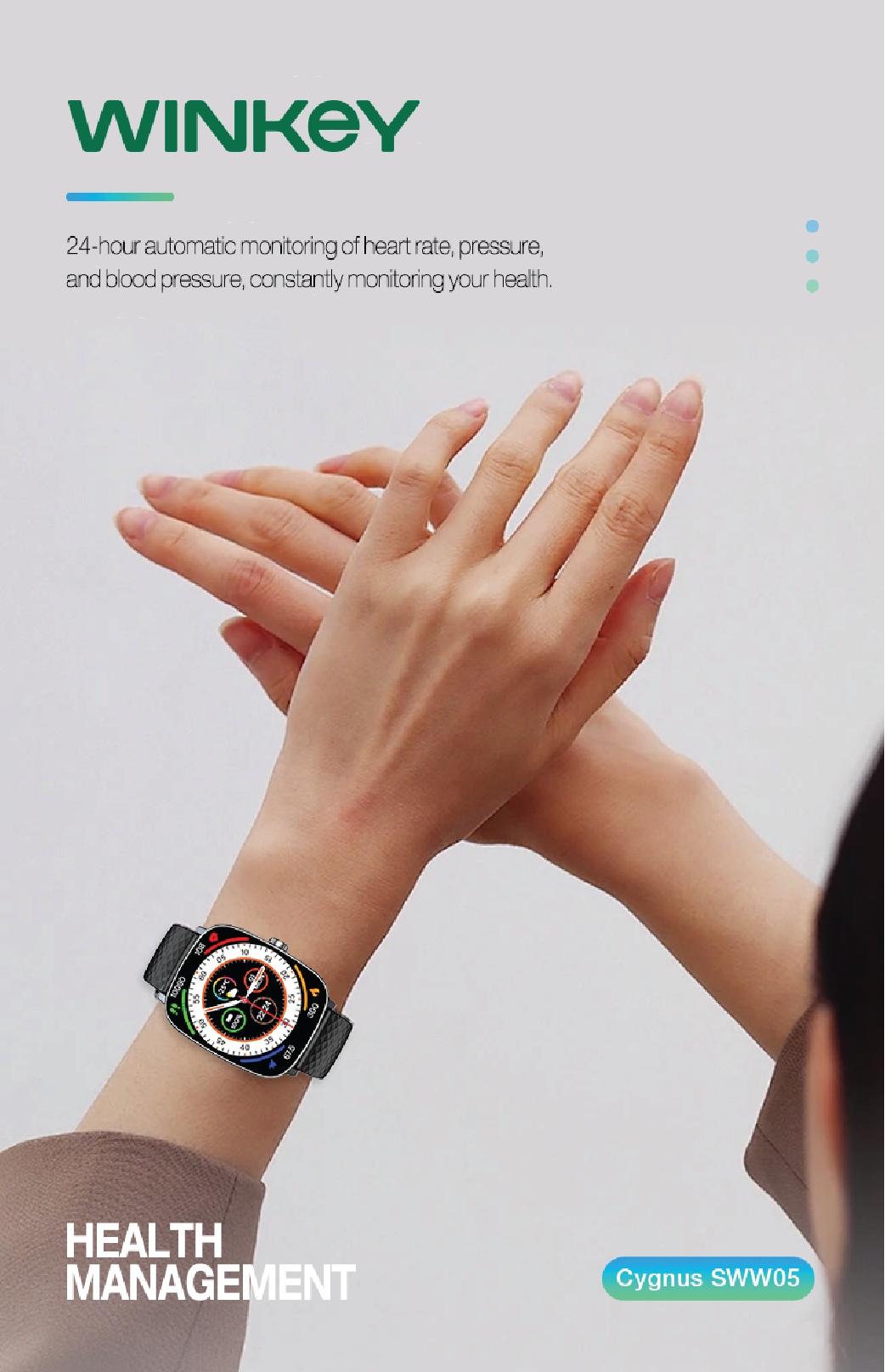 Jual WINKEY Smartwatch Cygnus with Amoled Display & Bluetooth Call ...