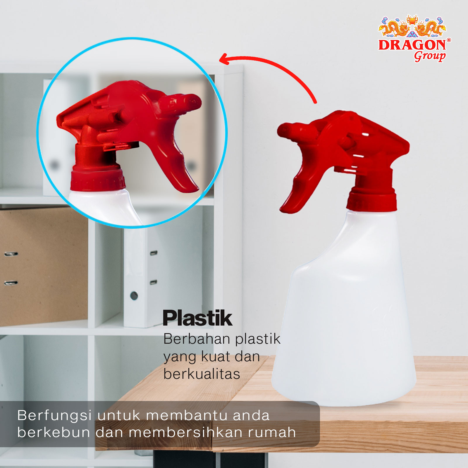 Jual DRAGON Botol Jet Sprayer 1000 ml Alat Semprotan Spray Bottle ...