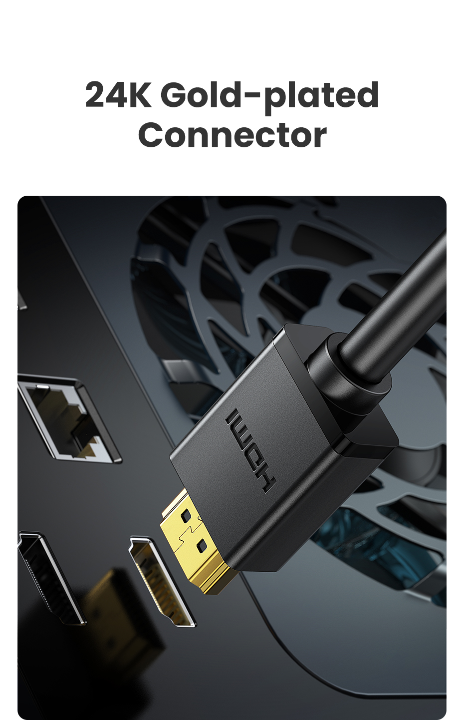 Jual UGREEN HDMI Cable 4K High Speed HDMI 2.0 Cable 4K@60Hz HD 3D ...