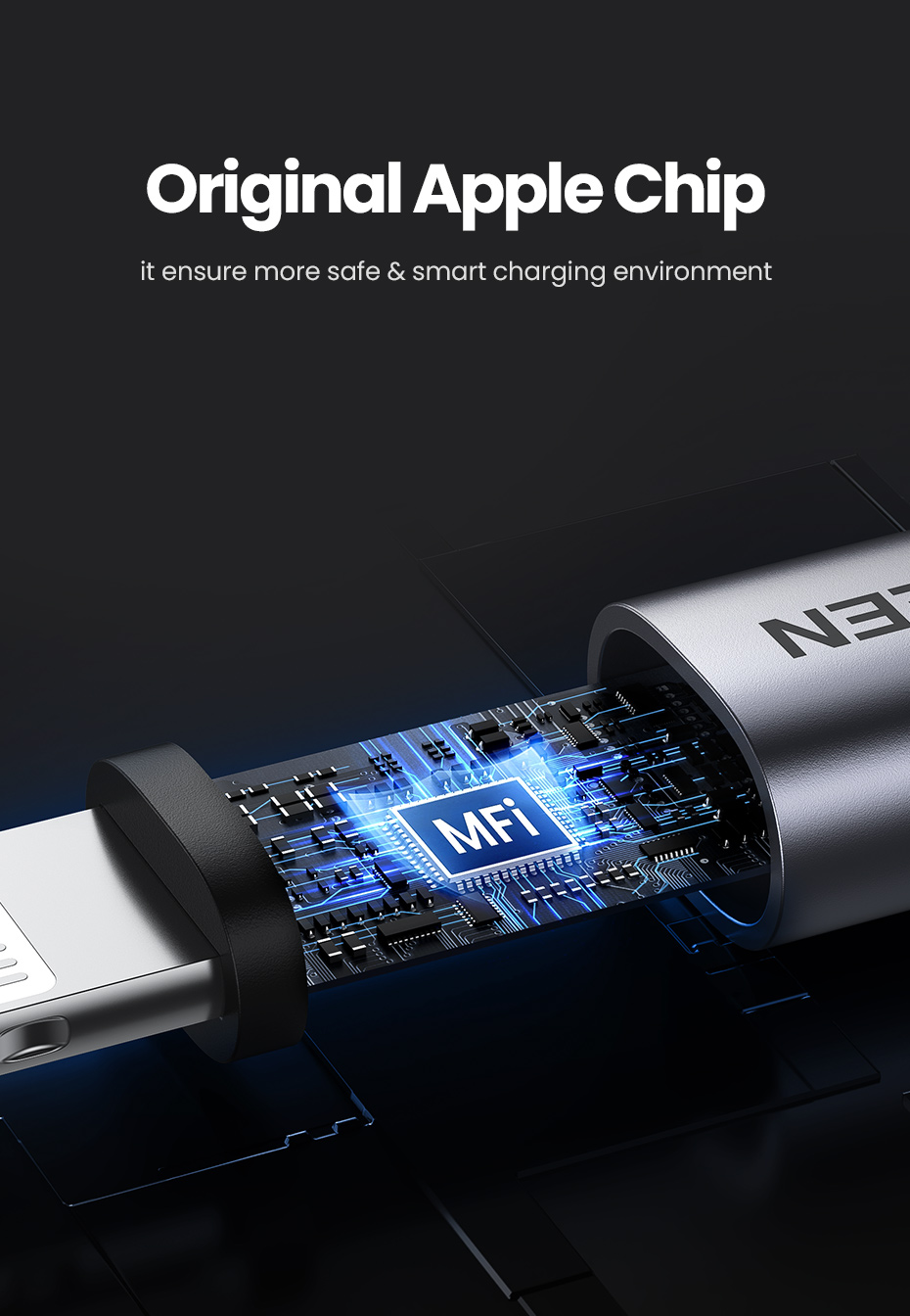 Jual UGREEN Kabel Data iPhone MFi USB Type C To Lightning Untuk iPhone ...
