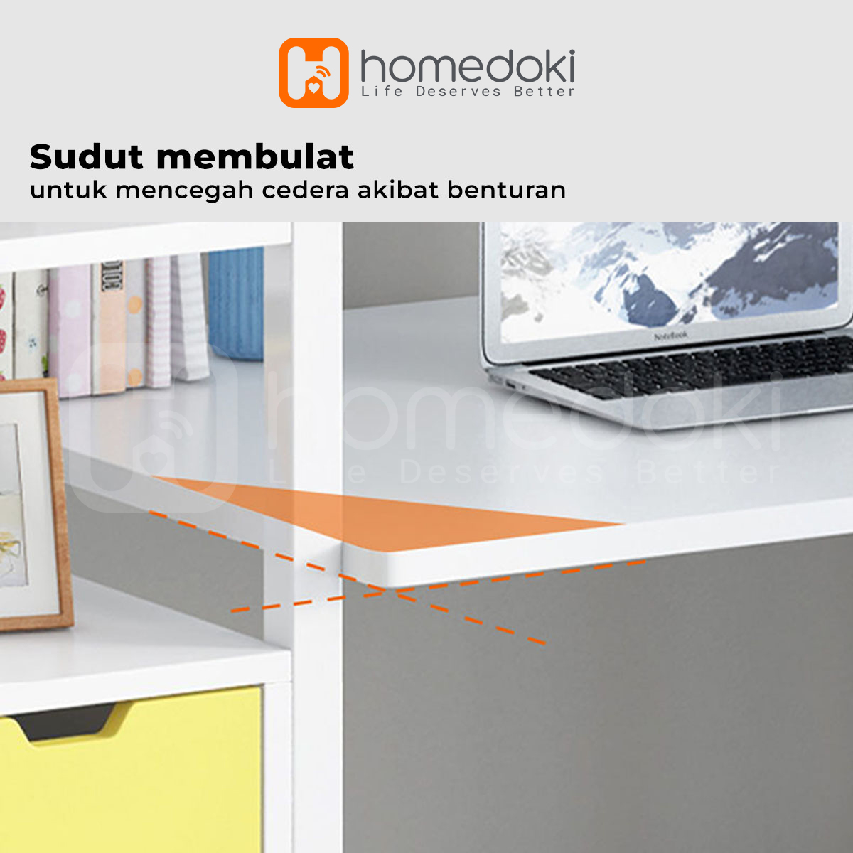 Jual Homedoki Meja Komputer Minimalis/Meja belajar/Meja kerja/ Meja Gaming/Meja Kantor | Shopee ...