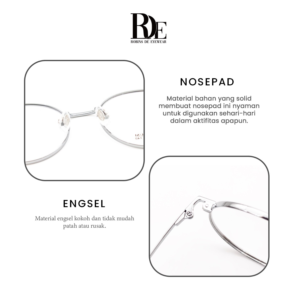 Jual ROBINS Kacamata Minus Oval Titanium Anti Radiasi Blueray Photocromic Bluecromic Pria Wanita ...