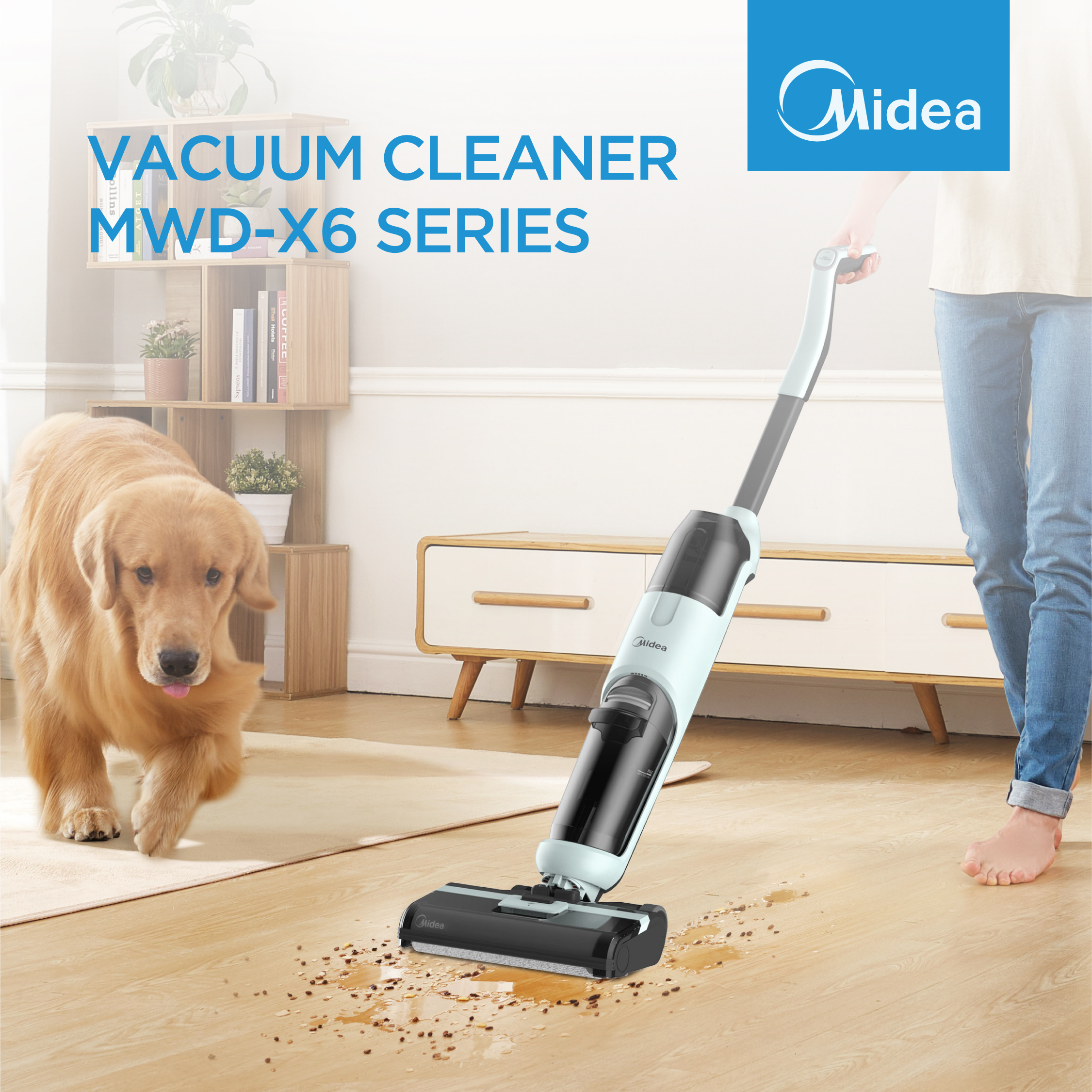 Jual Midea Vacuum Stick Cordless MWD-X6/X8/X10/GX5Pro | Wet & Dry Floor ...