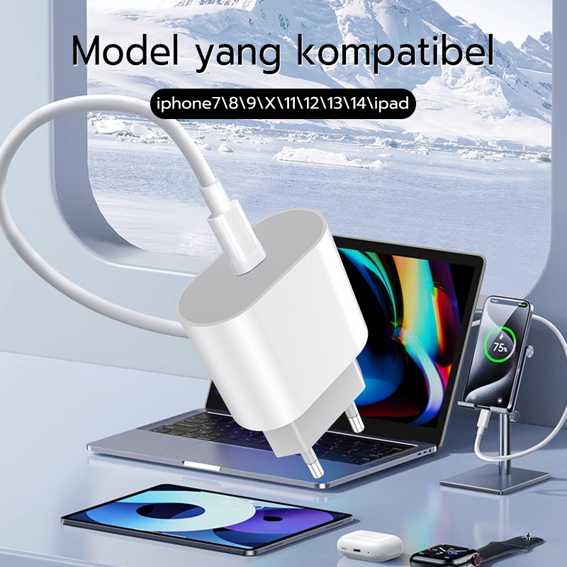 Jual Jovitech Charger iPhone Ipad 20W Adaptor Fast Charging USB-C to Lightning Cable - CA01 ...