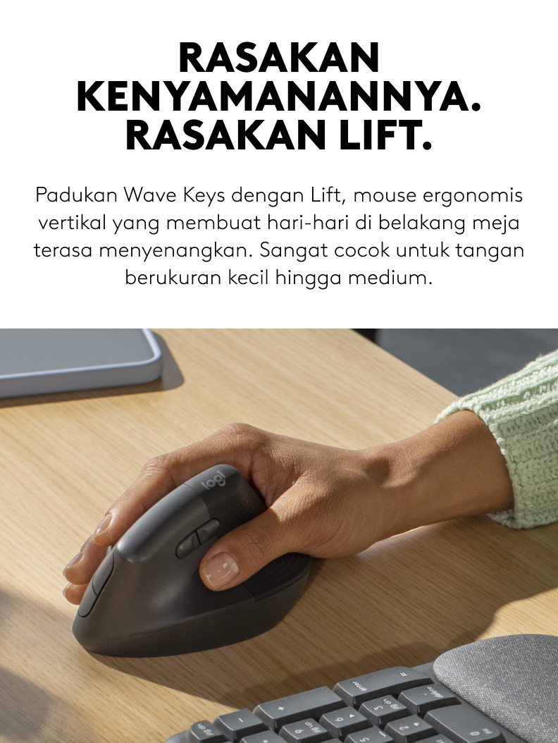 Jual Logitech Wave Keys Keyboard Ergonomis Wireless Bluetooth Dan Multi Os Windows Mac