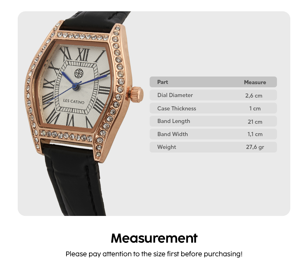 Jual Jam Tangan Wanita Les Catino Madison Watch | Shopee Indonesia