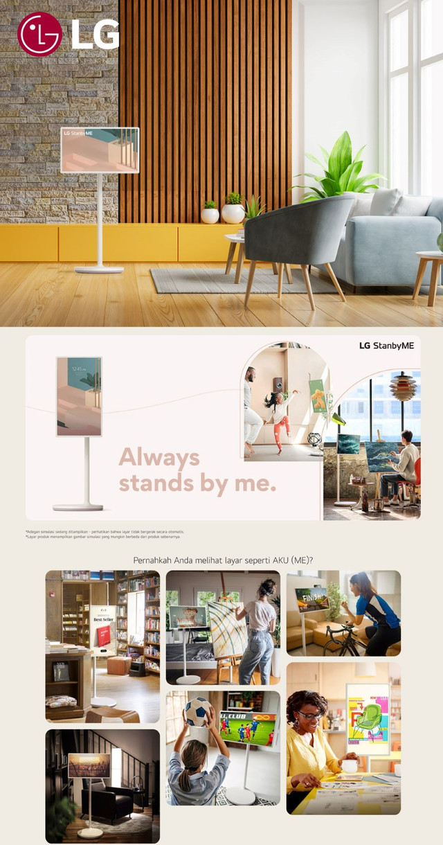 Jual LG Moveable TV 27 Inch StanbyME Portable Touch Screen - 3 Hours ...