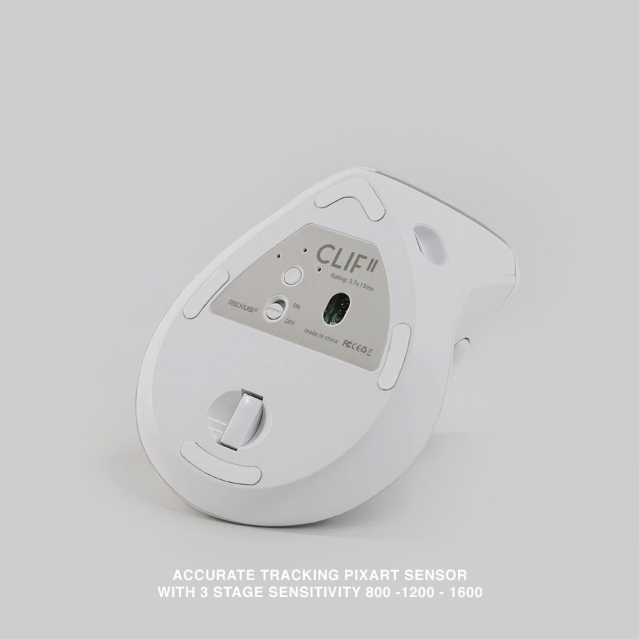 Jual Rexus Clif Vertical Mouse Wireless Connection Garansi Resmi ...
