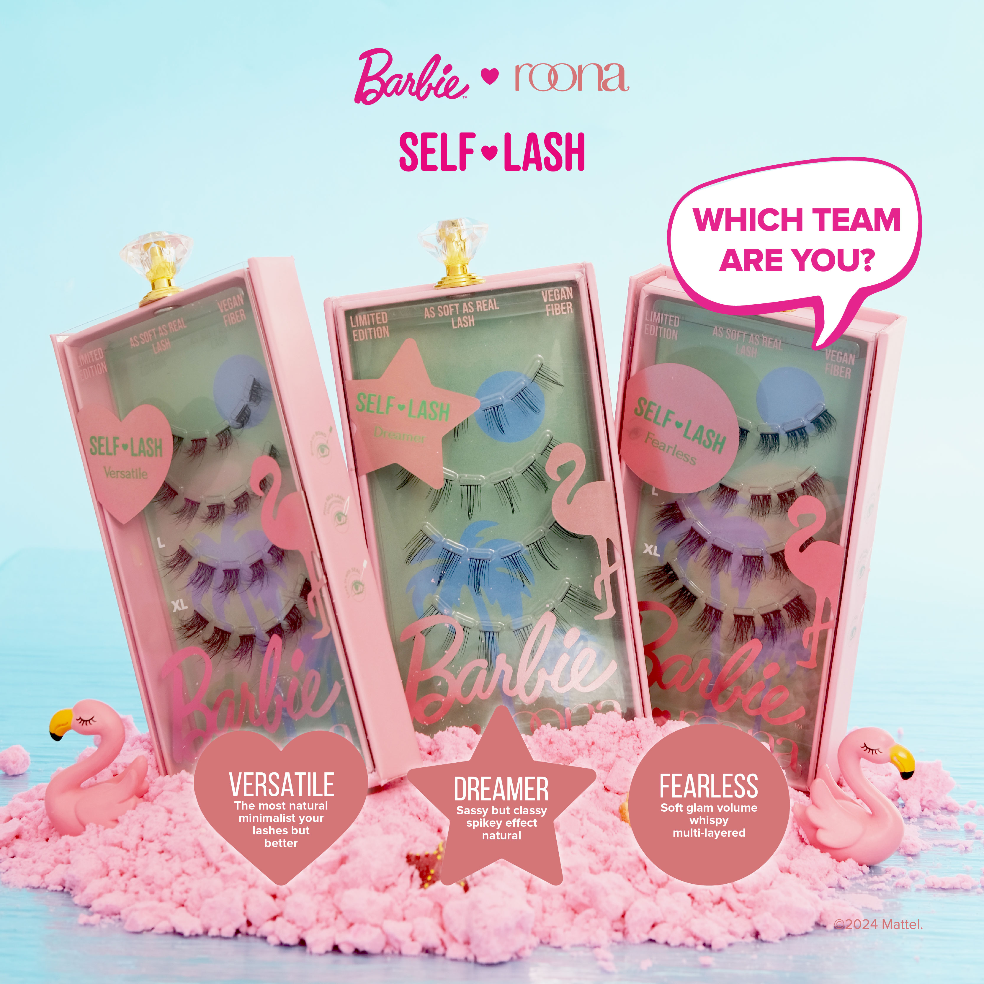 Jual Barbie x ROONA - [FREE Eze Nails] (Full Set) Self-Lash, Bond & Seal, Lash Assistant. DIY ...