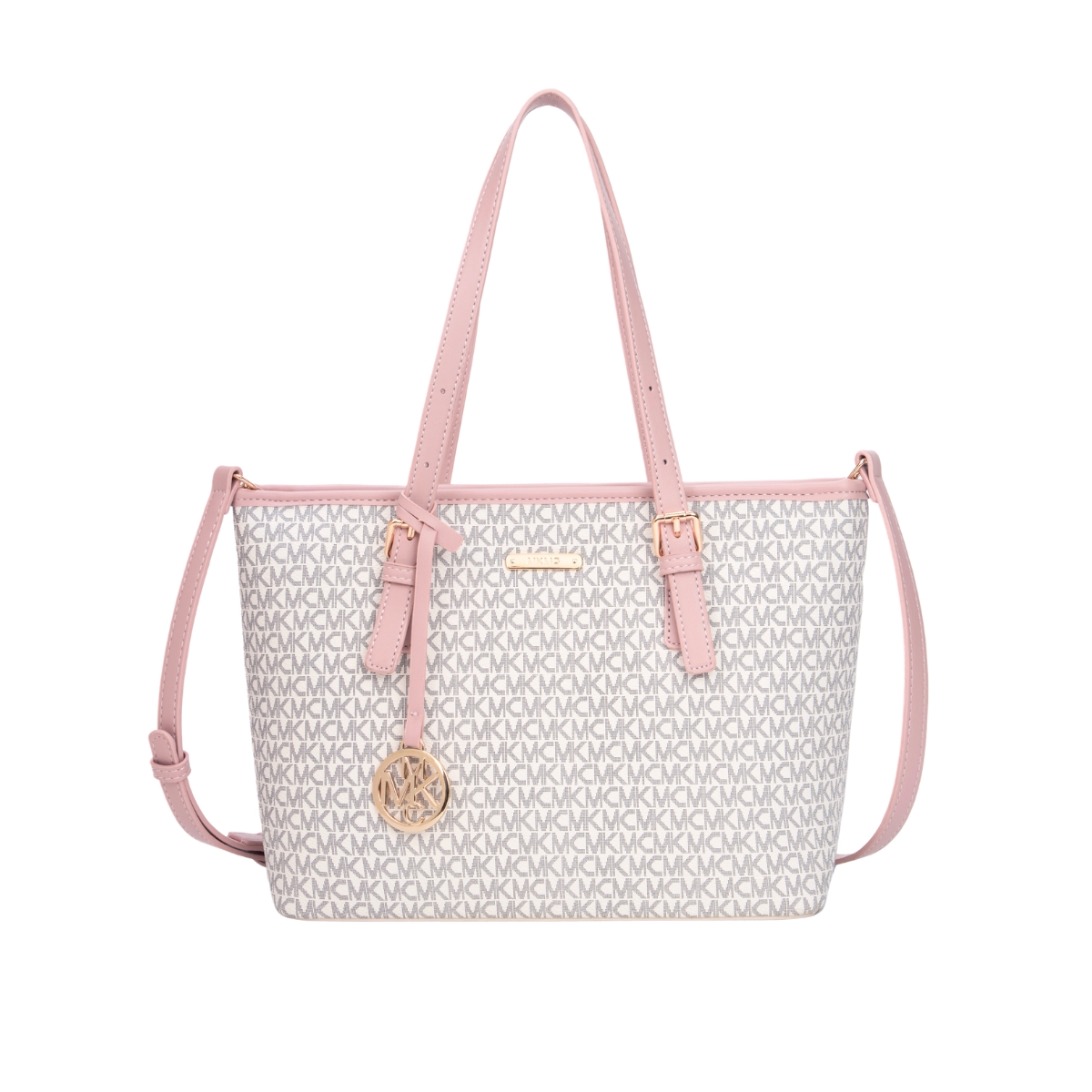 Jual MKMC Totebag Wanita Medium Tas Bahu Kulit Motif Monogram Korean ...