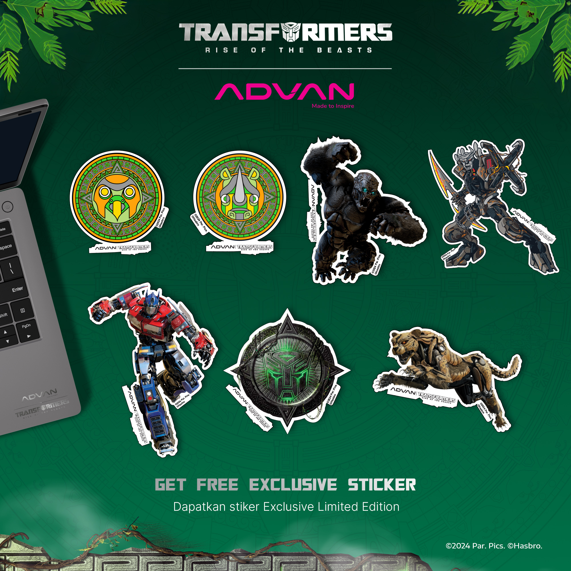 Jual Laptop Advan TBook X Transformer Intel N100 4Gb/128GB 14" HD Free ...