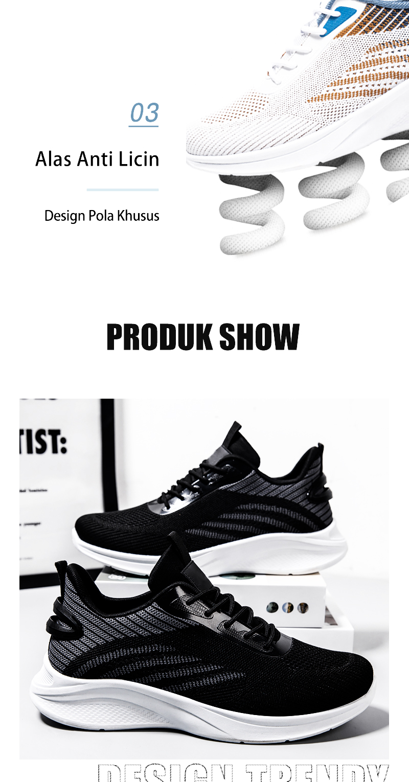 Jual Leedoo Sepatu Olahraga Pria Sepatu Lari Jogging Sneakers Kerja Cowok Casual Shoes keren ...