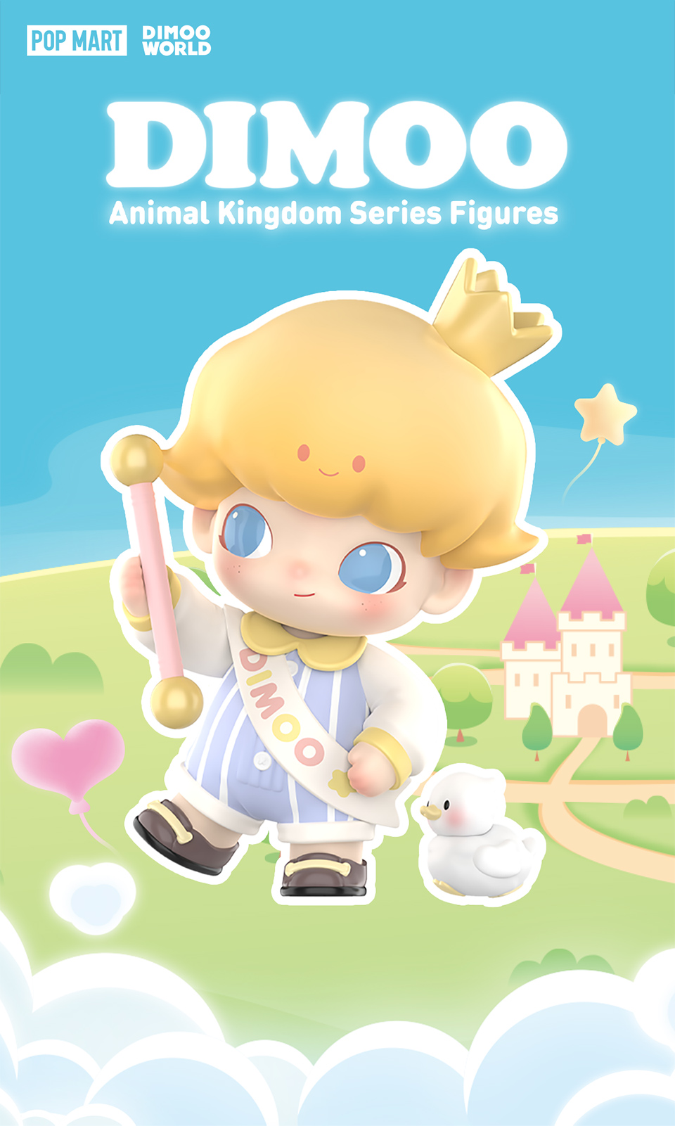 Jual POP MART DIMOO Animal Kingdom Series Blind Box Action Toys Figure ...