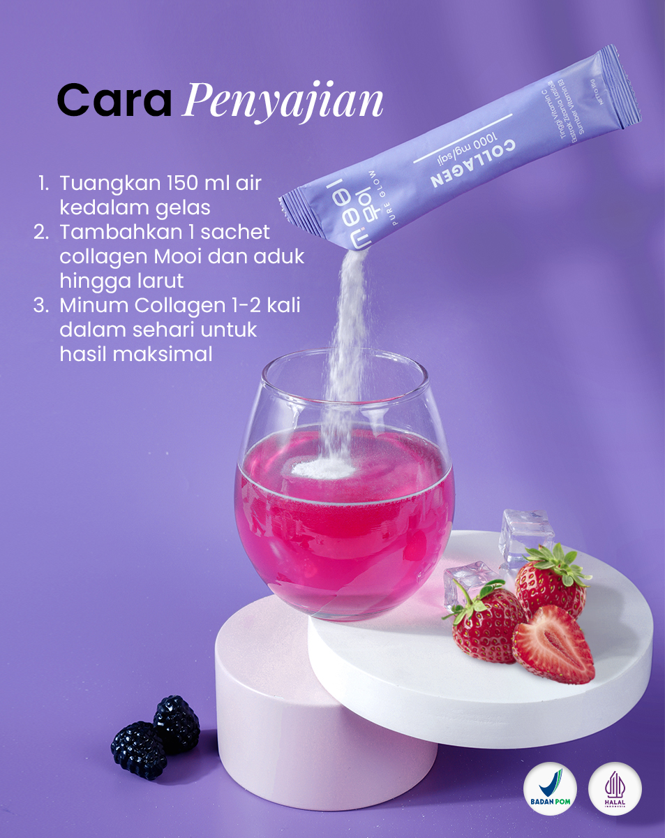 Jual MOOI Collagen Drink with Zizania latifolia Extract - Minuman kolagen Glutathione Pencerah ...