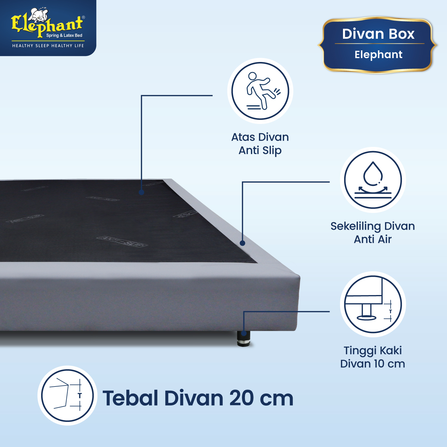 Jual Divan Box Elephant Diamond | Shopee Indonesia