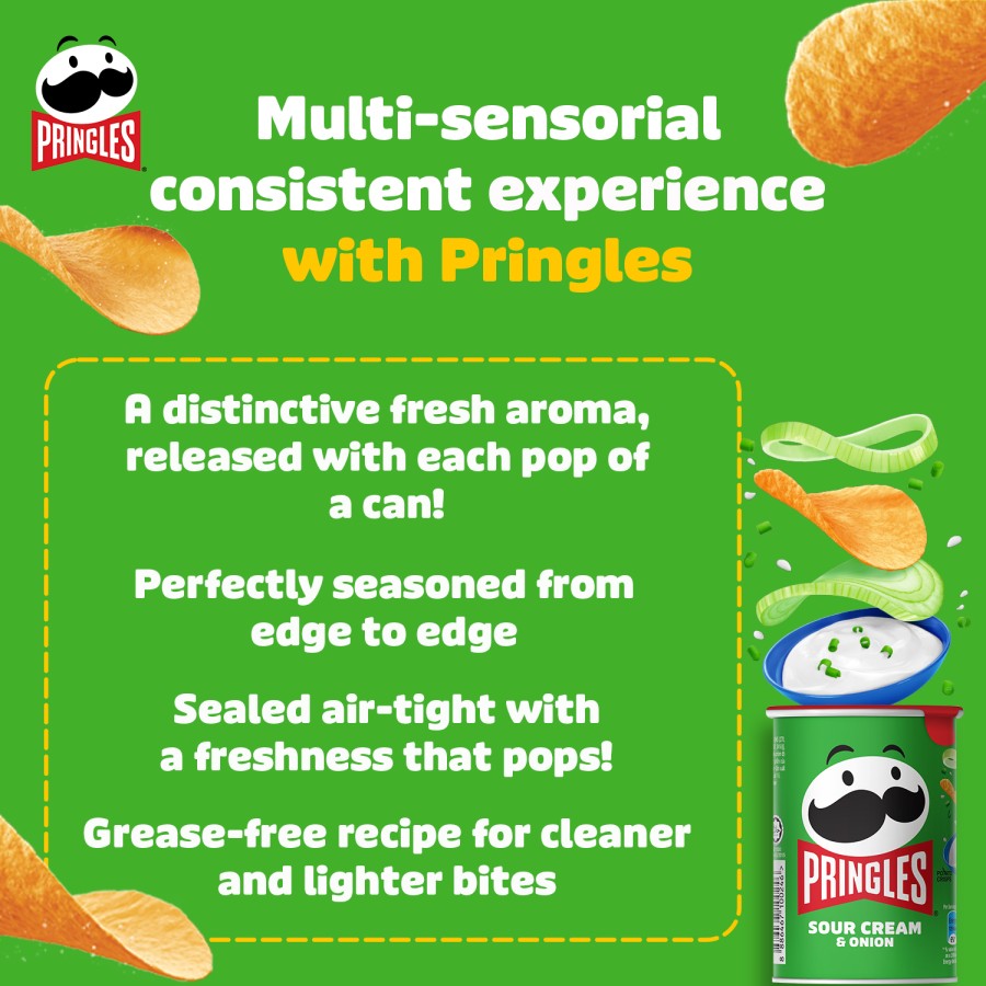 Jual [BUNDLE 4pcs] Pringles Snack Keripik Kentang Sour Cream & Onion ...