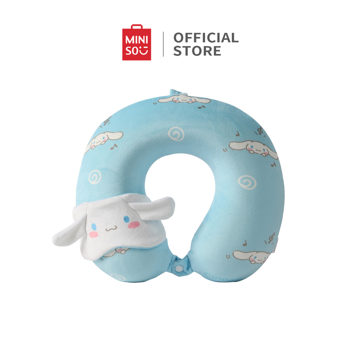 Jual Miniso x Sanrio Bantal Leher Memory Foam Dengan Tidur Neck Pillow ...
