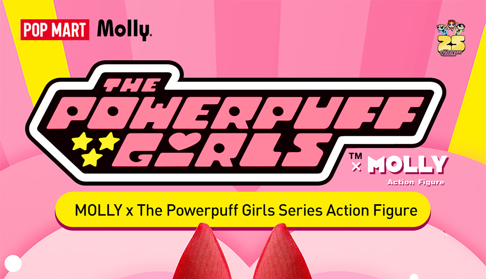Jual POP MART MOLLY x The Powerpuff Girls Series Action Figure Action ...
