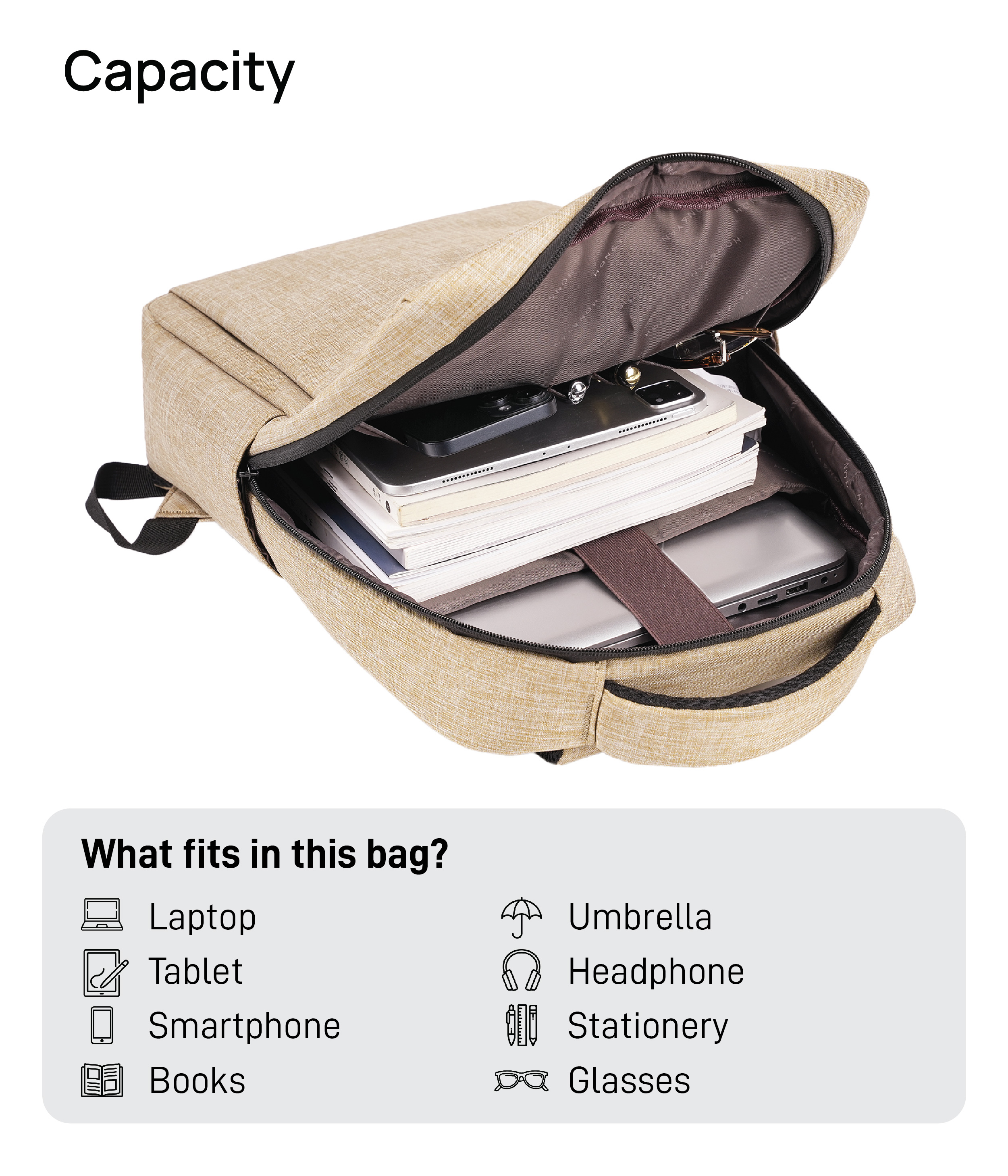 Jual HONYAN Tas Ransel Laptop Wanita 12"/13"/14"/15"/16" Tas Backpack ...