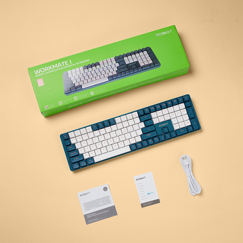 Jual ROBOT Workmate I Hybrid Gaming/Working Mechanical Keyboard Newest ...