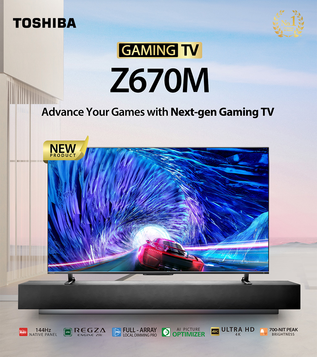 Jual [4K QLED 144Hz] [FREE BRACKET] Toshiba GAMING TV 65" 144Hz 4K UHD Smart TV - Dolby Vision ...