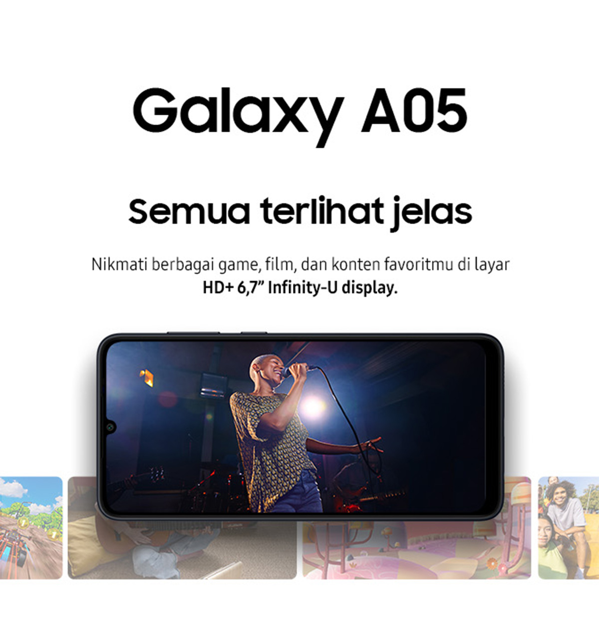 Jual Samsung Galaxy A05 4/128GB - Silver | Shopee Indonesia