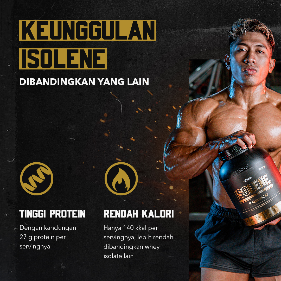 Jual Evolene Isolene 50 Sachet/1650gr - Whey Protein Isolate - Suplemen ...