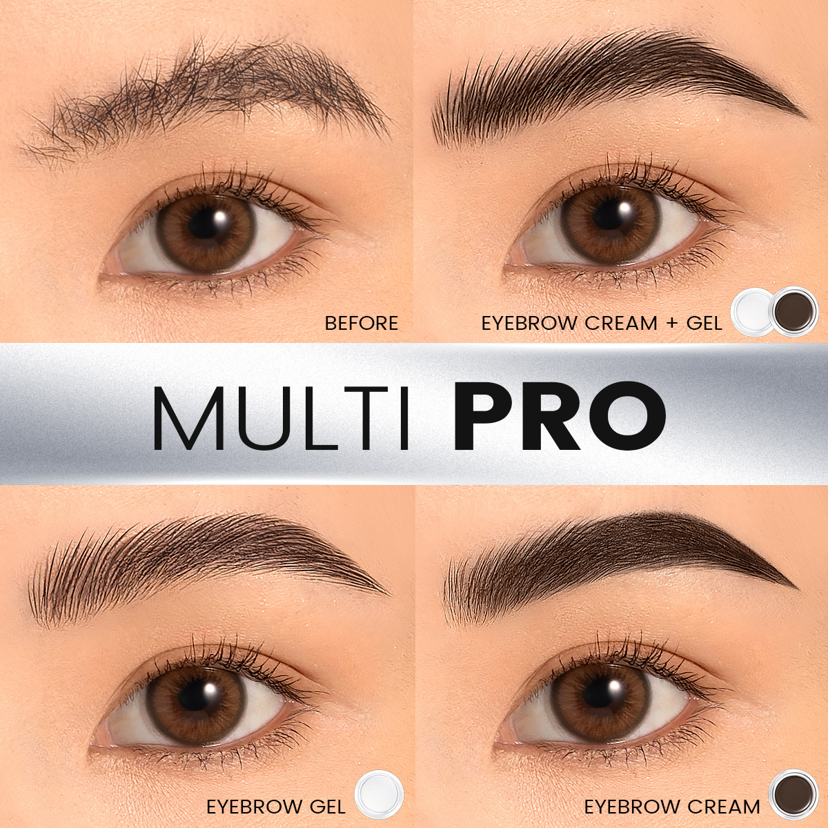 Jual FOCALLURE 2-in-1 Eyebrow Cream & Setting Gel 3D Pro-shape | Shopee ...