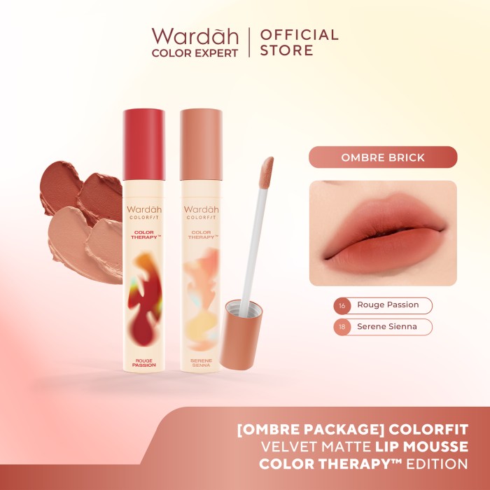 Jual Wardah Colorfit Velvet Matte Lip Mousse Color Therapy 4g/Lip ...