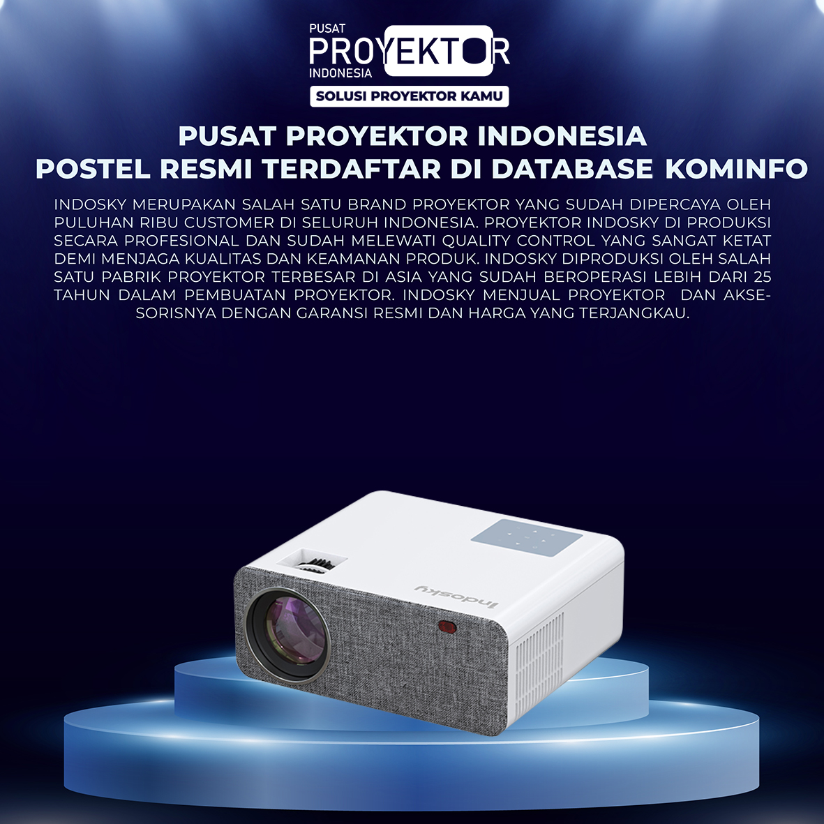 Jual PPI - Indosky P10 Pro Android Projector 10000 Lumens Support 4K ...