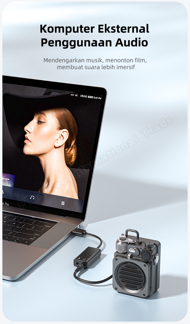 Jual KIVEE Converter microphone Audio Kabel splitter Type C & USB to 3 ...