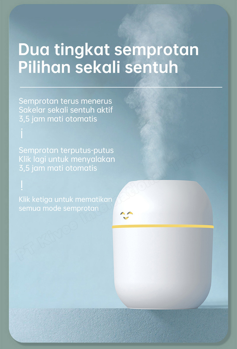 Jual Humidifier BASIKE Pelembab Volume besar Lampu Malam Berwarna-warni ...