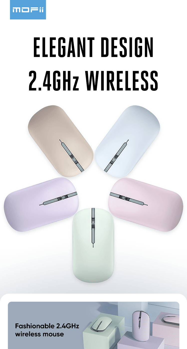 Jual MOFii Mouse Wireless Silent Click 3 DPI Level Magnetic Cover M108 ...