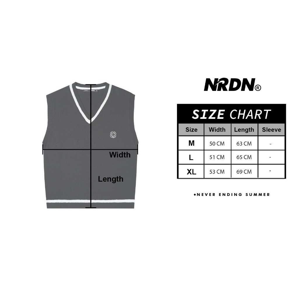 Jual NRDN Clothing Sweater CLOVER VEST KNITWEAR BLACK | Shopee Indonesia