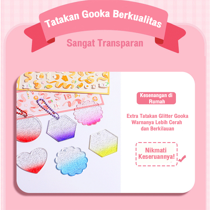 Jual Tatajoy Mewah DIY Guka Set DIY Gantungan Kunci DIY Keychain Guka ...