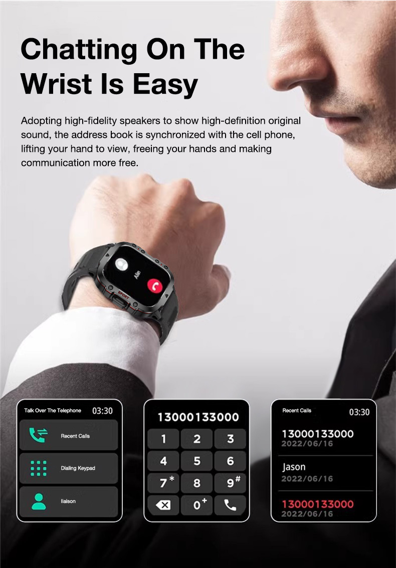 Jual Aolon Tetra S3 Jam Smart Watch 3ATM Waterproof Have Compass 100 ...