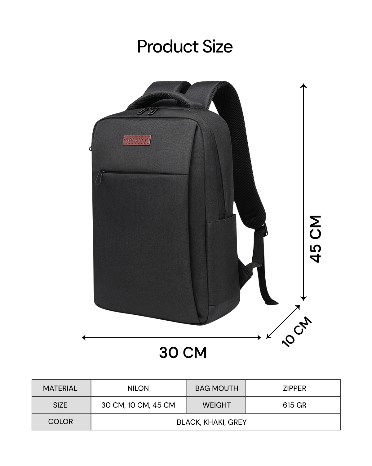 Jual HONYAN MAN PREMIUM Tas Pria Tas Ransel Laptop 13" / 14"/ 15"/ 16 ...