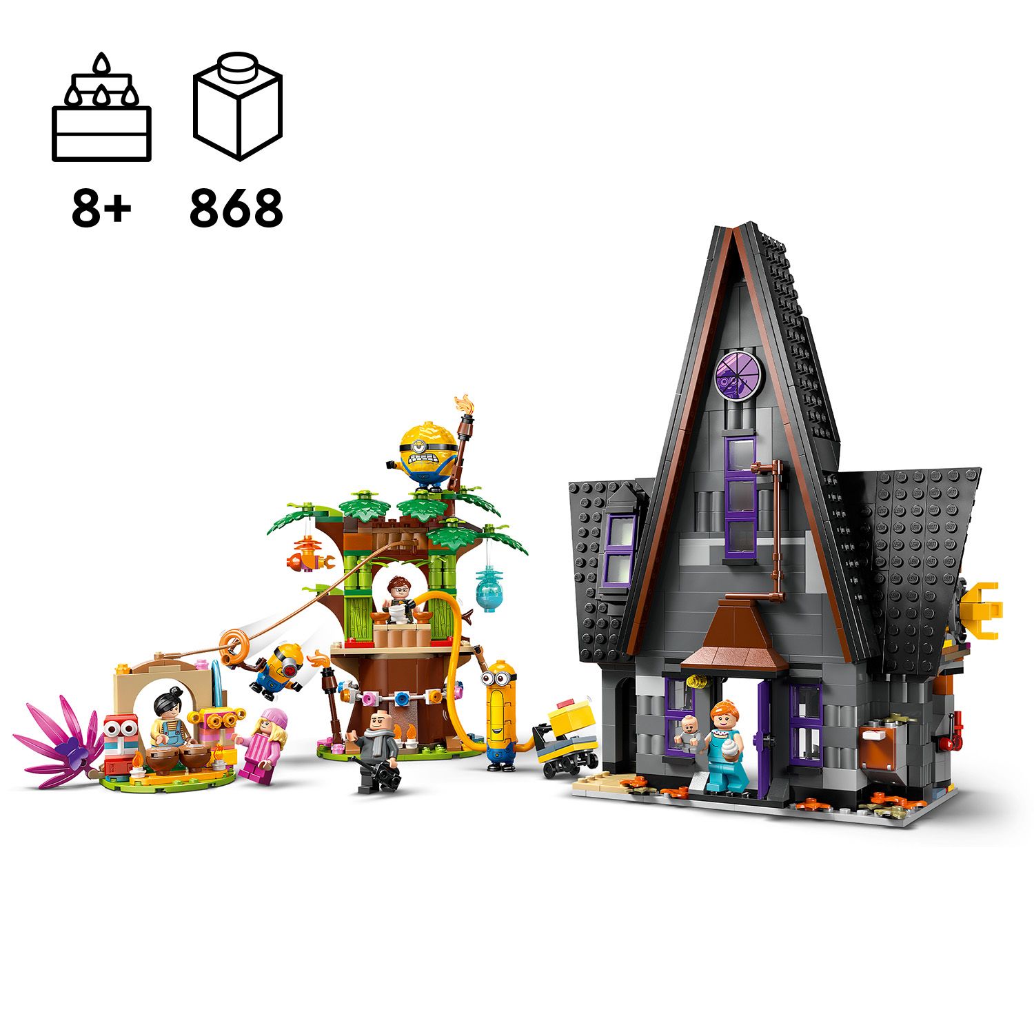 Jual LEGO Despicable Me 75583 Minions and Gru's Family Mansion (868 ...