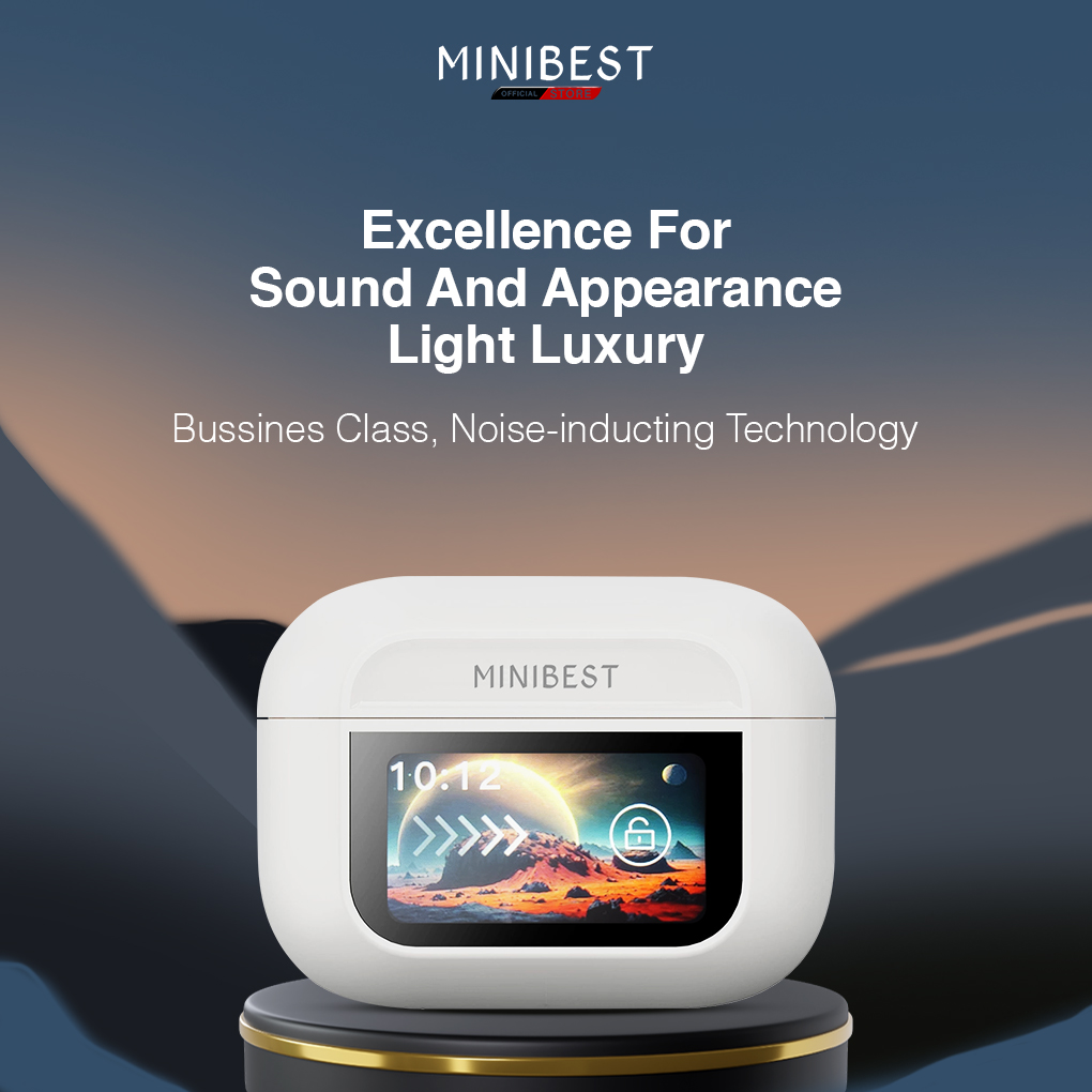 Jual MINIBEST A8 PRO ANC/ENC TWS Earphone Headset Bluetooth V5.4 Smart ...