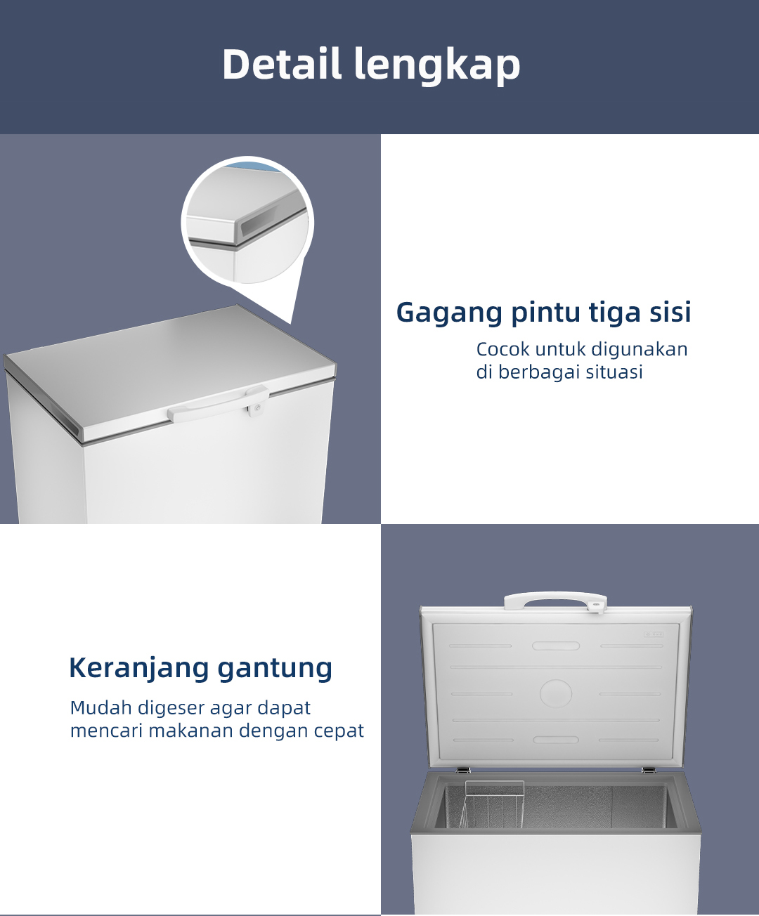 Jual Changhong Chest Freezer FCF266DW Kapasitas 210 Liter (fast ...