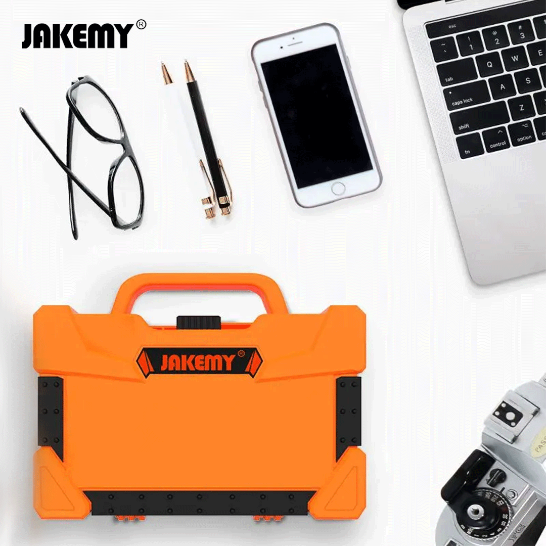 Jual Jakemy Obeng Set 45 in 1 Precision Screwdriver Repair Tool Box Kit ...